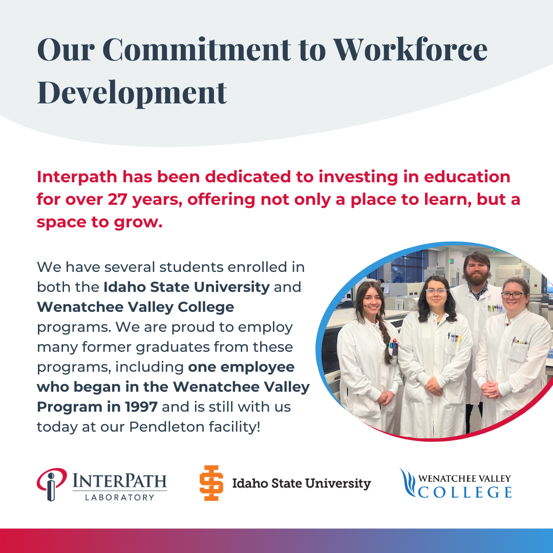 Our Commitment to Workforce Development - Interpath Laboratory